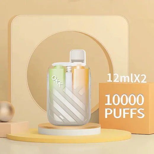 okk traveller 10000 puff disposable vape with two flavors